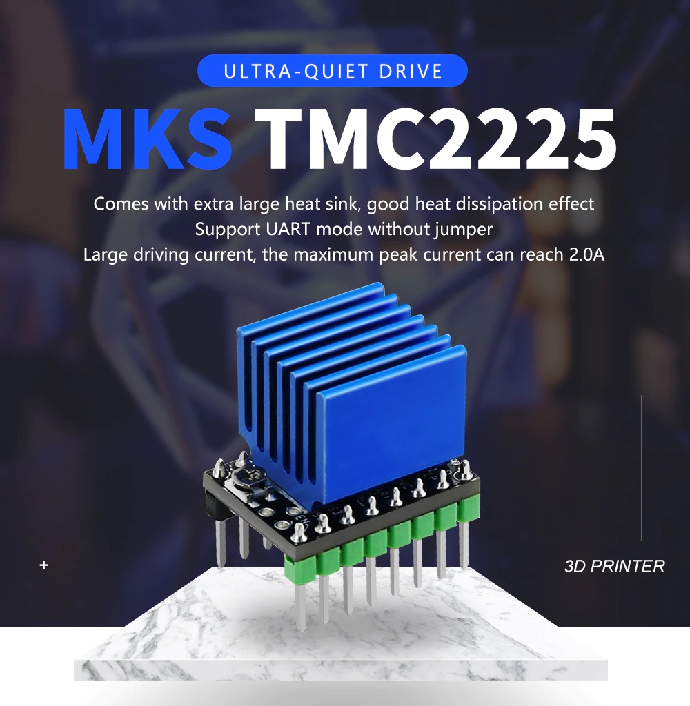 TMC2225 Makerbase MKS Stepper Motor Driver Stepstick Module - Superb ...