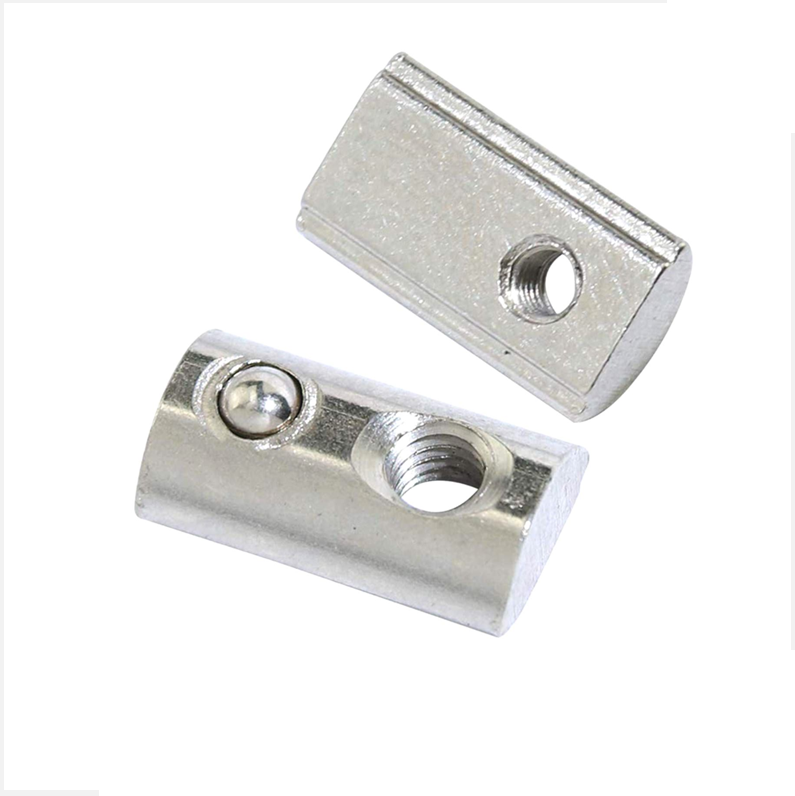 10Pcs/Lot M4 Spring T-Nut for 20mm Aluminium V Slot Profile - Superb ...
