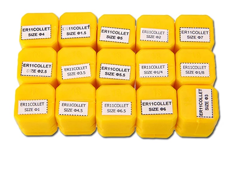 ER11 Collet 15pcs set 1mm-7mm size for ER11 Tool Holder - Superb ...